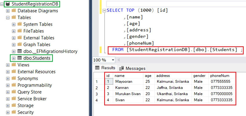 CRUD Operations with ASP.NET Core API and EF Core