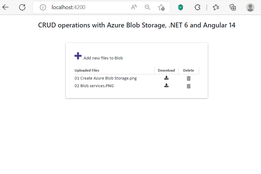 CRUD Operations With Azure Blob Storage, .NET 6, And Angular 14