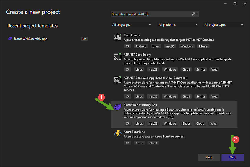 CRUD Operations With Blazor In .NET 6
