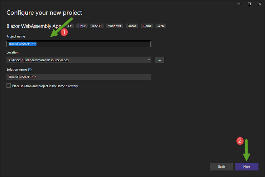 CRUD Operations With Blazor In .NET 6