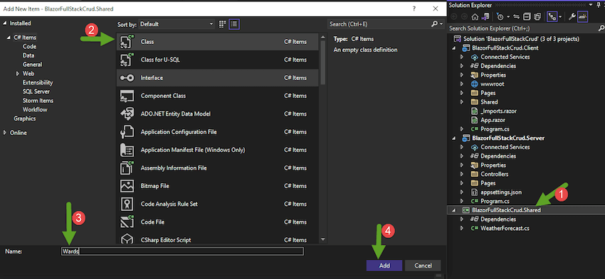 CRUD Operations With Blazor In .NET 6