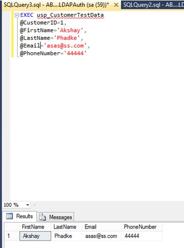 CRUD Stored Procedures In SQL Server And Visual Studio