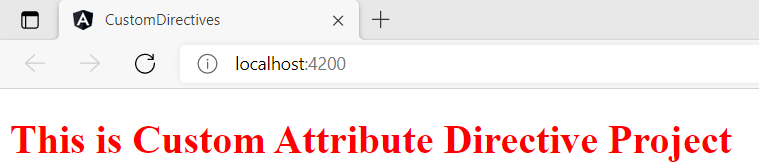 Custom Attribute Directive In Angular