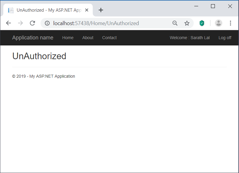 Custom Authorization Filter In MVC With An Example