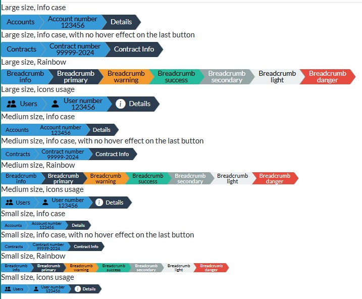 Custom Bootstrap 5 Breadcrumbs - Ver 3