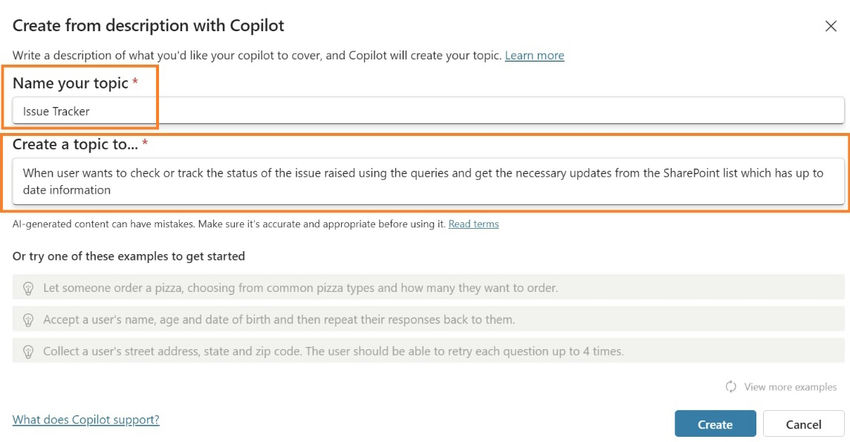 Custom Copilot: Fetch and Process SharePoint List Data Using Prompt AI ...