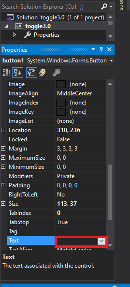 Custom Toggle Button In C#