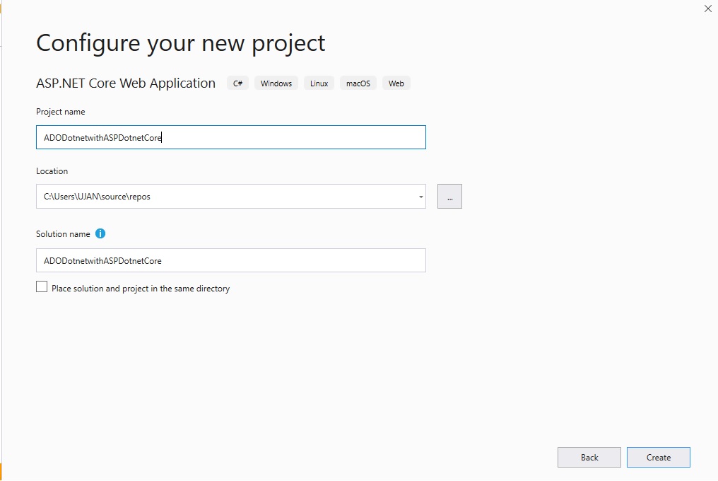 Database Operations In Aspnet Core Web Api Using Adonet