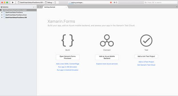 Datepicker Placeholder And Border Style Using Customrenderer