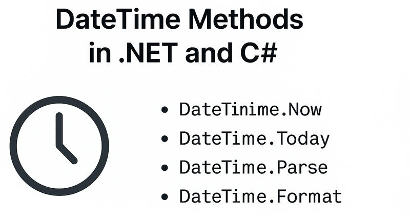 DateTime Methods in .Net and C#