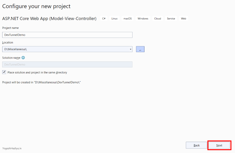 Debug .NET Core Project In Mobile Or Tablet Using Dev Tunnels