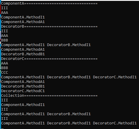 Decorator Pattern in C# - 3 versions