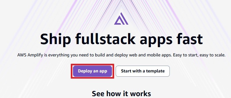 Deploy a Website Using AWS Amplify Console