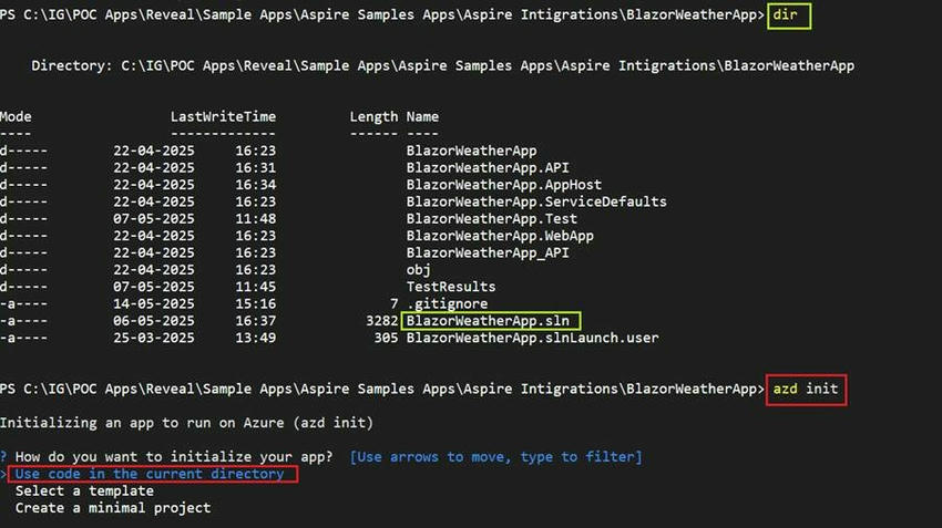 Deploy an Aspire App with Azure CLI