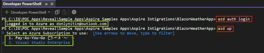 Deploy an Aspire App with Azure CLI