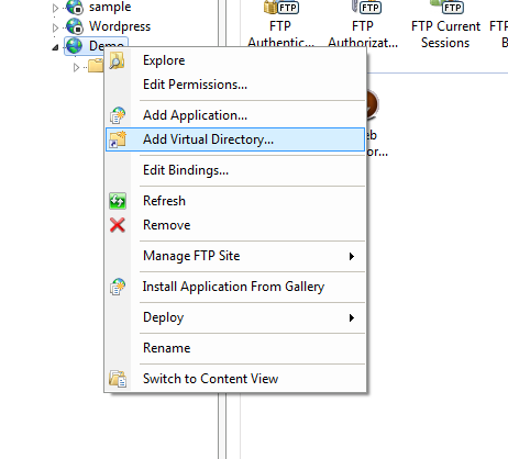 Deploy FTP Server On IIS