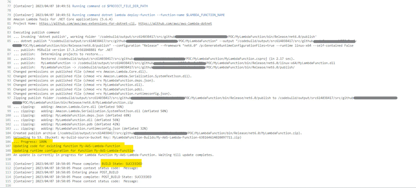 Deploy Net Core Aws Lambda Function Using Aws Codebuild Pipeline