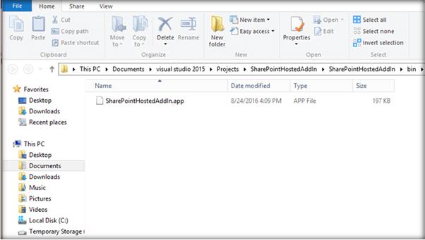 Deploy SharePoint Hosted Add-In (App) To SharePoint Online In Office 365