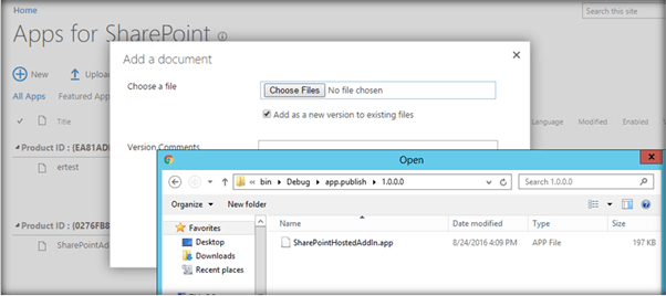 Deploy SharePoint Hosted Add-In (App) To SharePoint Online In Office 365