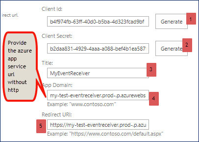 Deploy SharePoint Remote Event Receiver To Microsoft Azure