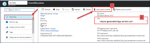 Deploy SharePoint Remote Event Receiver To Microsoft Azure