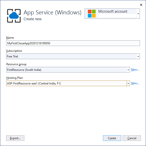 Deploy Web App In Microsoft Azure