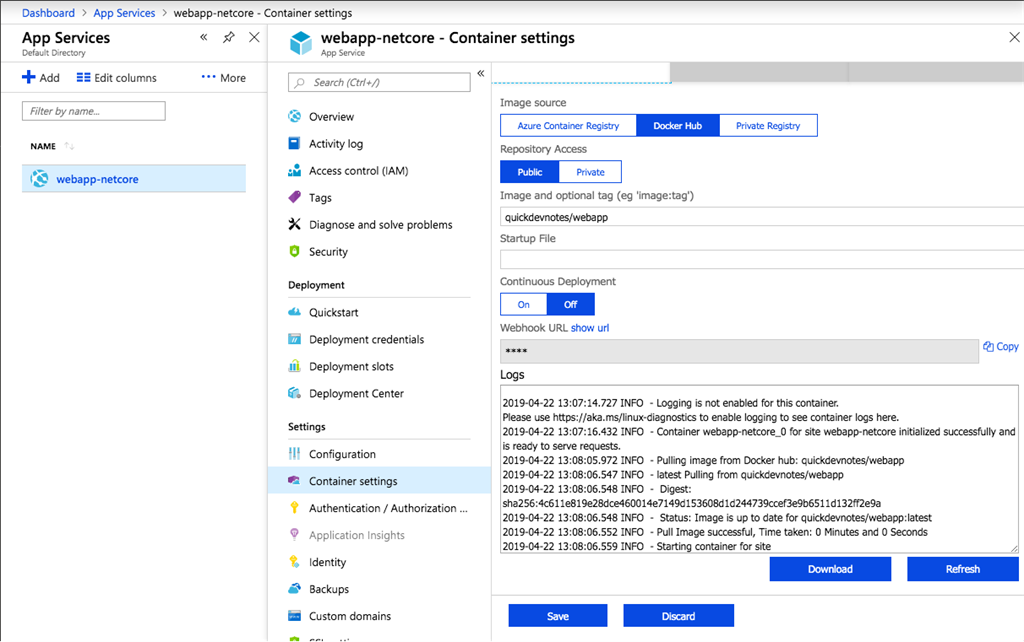 Deploy Your Net Core App As Docker Container With Microsoft Azure Part Three