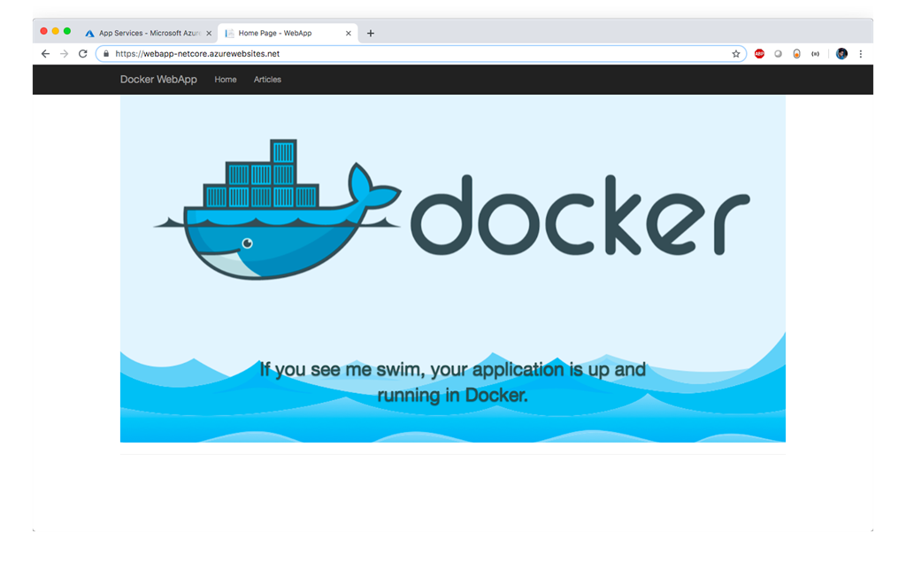 Deploy Your Net Core App As Docker Container With Microsoft Azure Part Three