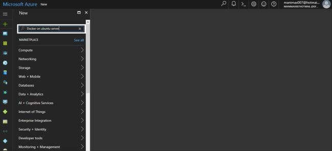 Deploying A Docker On Ubuntu Using Microsoft Azure Portal
