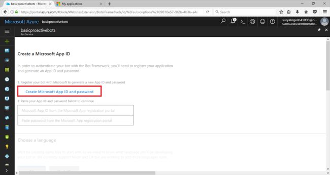 Deploying A Proactive Bot Using The Microsoft Azure Bot Service