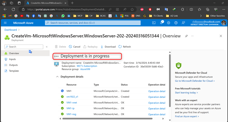 Deploying A Windows Server Virtual Machine In Microsoft Azure