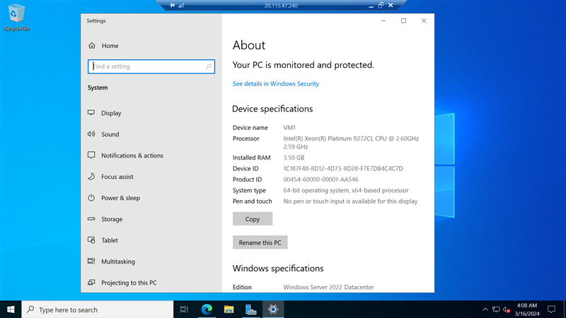 Deploying A Windows Server Virtual Machine In Microsoft Azure