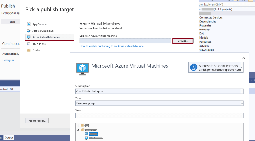 Deploying Aspnet Core And Dotvvm Web Applications To A Virtual Machine In Azure