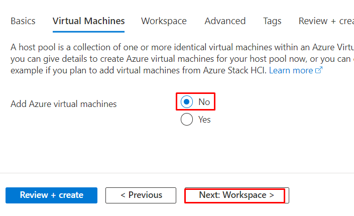Deploying Host Pool In Azure Virtual Desktop 