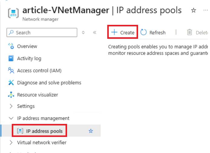 Deploying IP Address Management (IPAM) in Azure