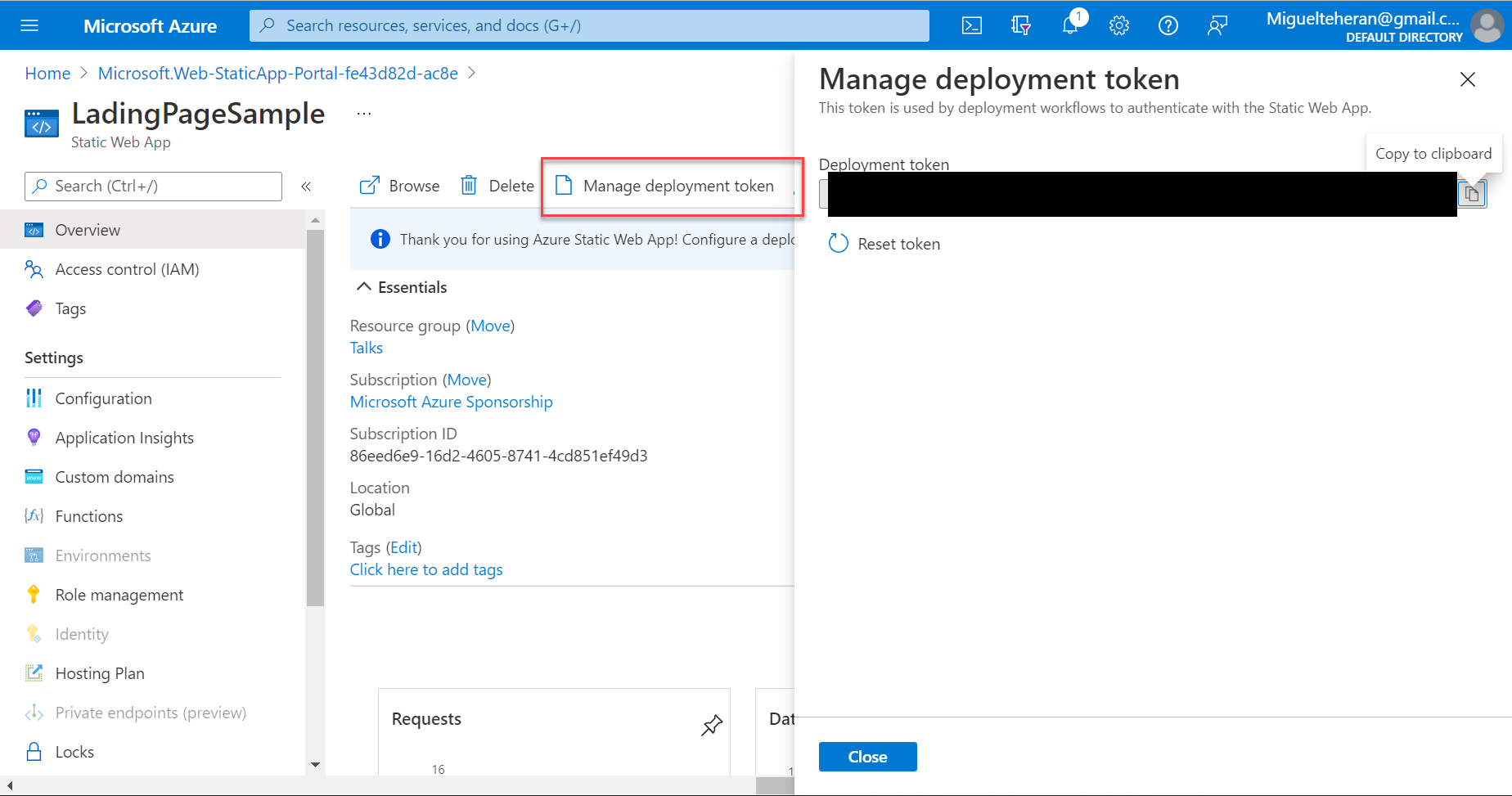 Deploying Landing Pages Using Github Actions And Azure Static Web Apps