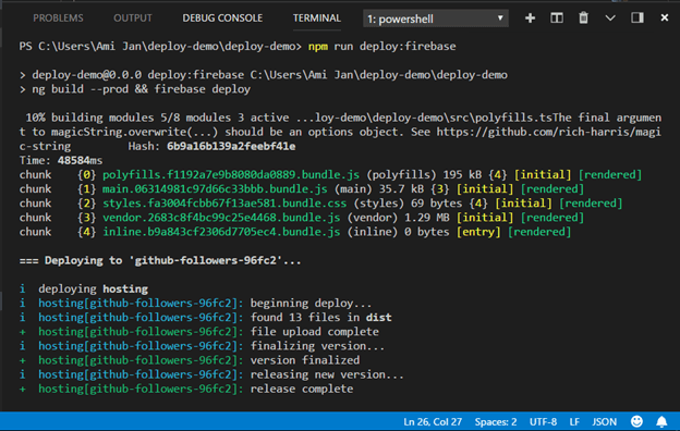 Deployment Of Angular App To Firebase