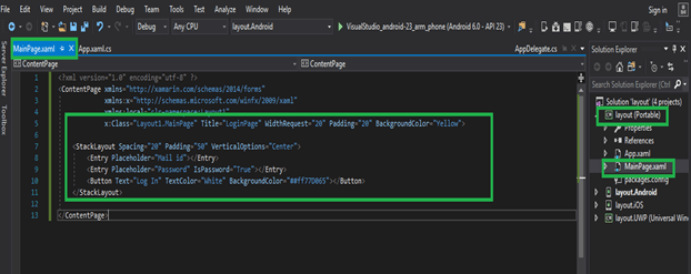 Design Login Page Using XAML In Xamarin.Forms Design Login Page Using XAML In Xamarin.Forms