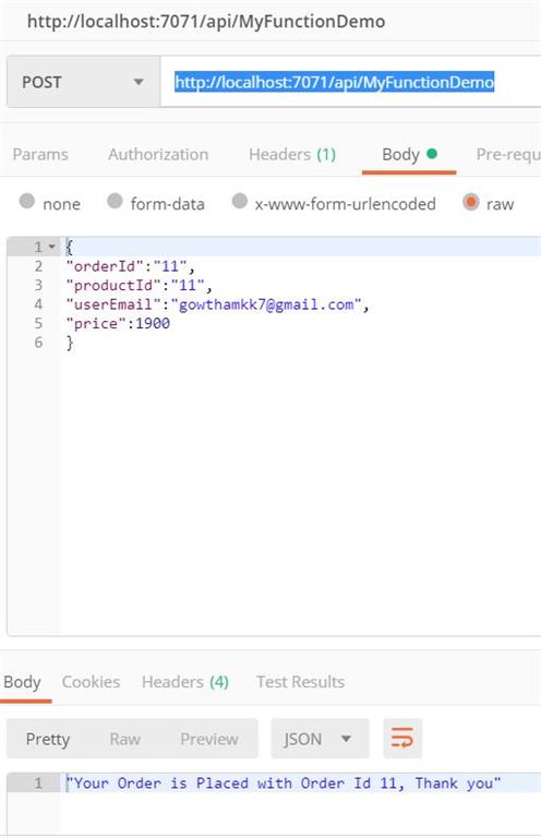 Develop And Deploy Azure Function Using Visual Studio