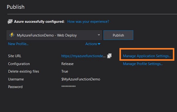 Develop And Deploy Azure Function Using Visual Studio