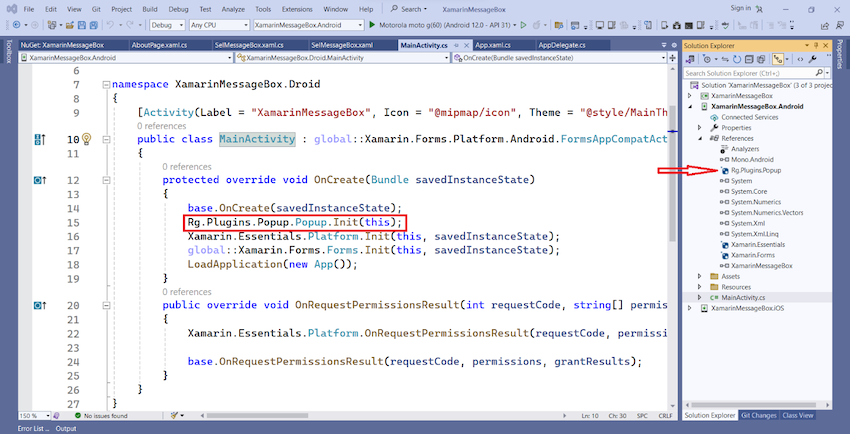 Developing a Customized MessageBox in Xamarin