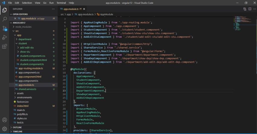Developing A Web App Using Angular 12, ASP.NET Core Web API And SQL Server