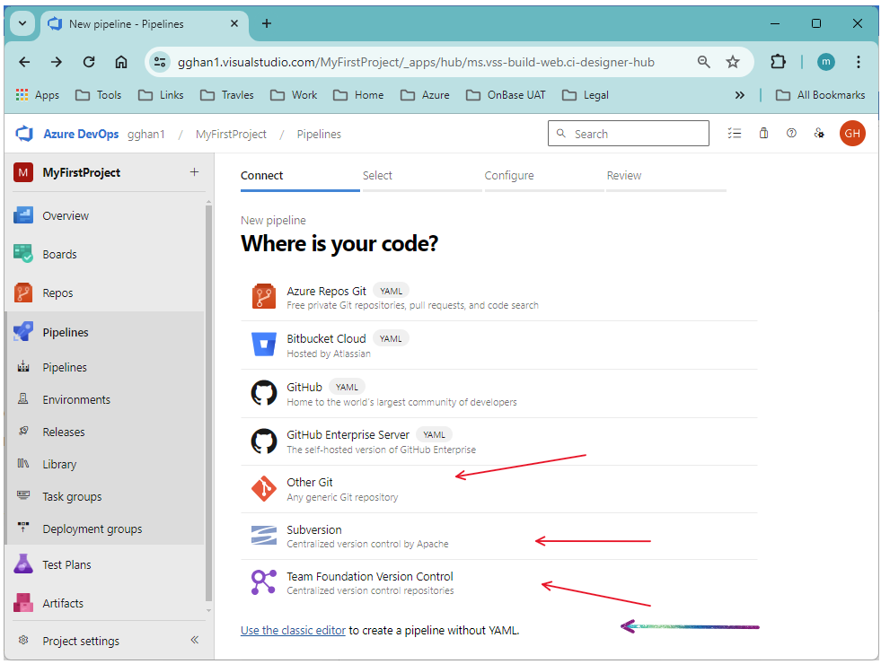 DevOps Pipeline (3), Setup from GUI&YAML