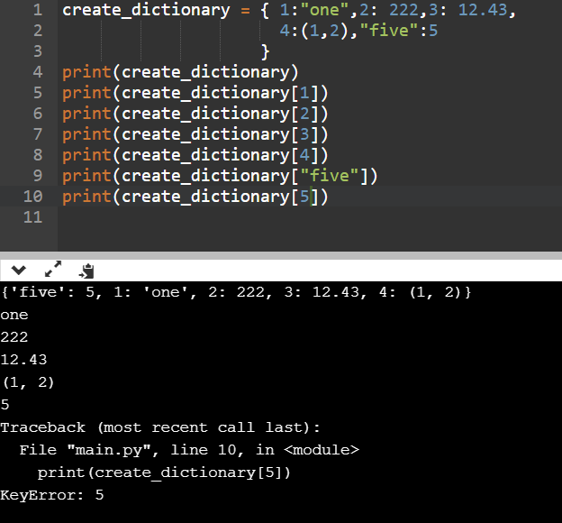 Dictionaries In Python