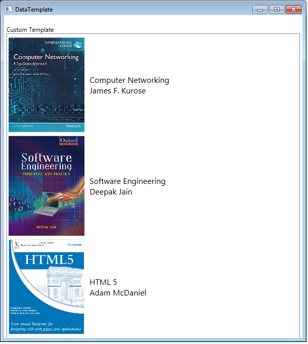 Different Types Of Templates In WPF