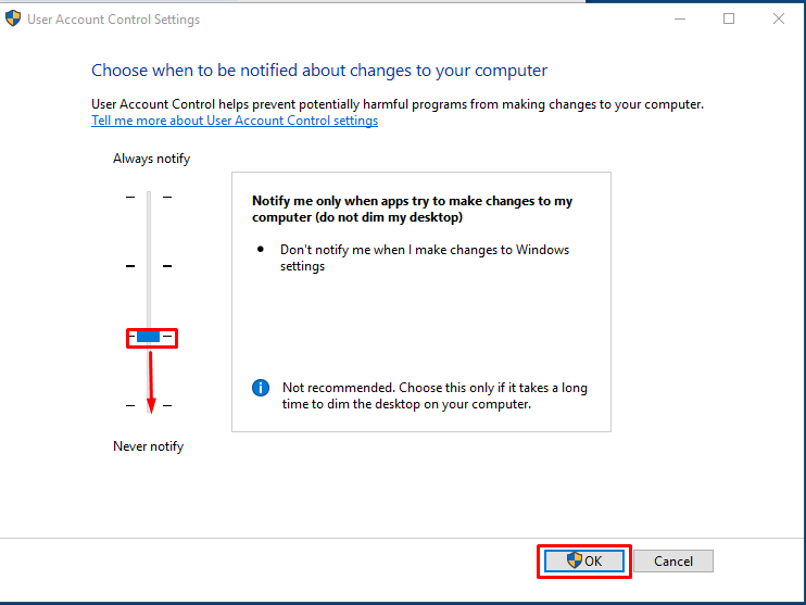 Disable User Account Control In Windows 10 Disable User Account Control In Windows 10