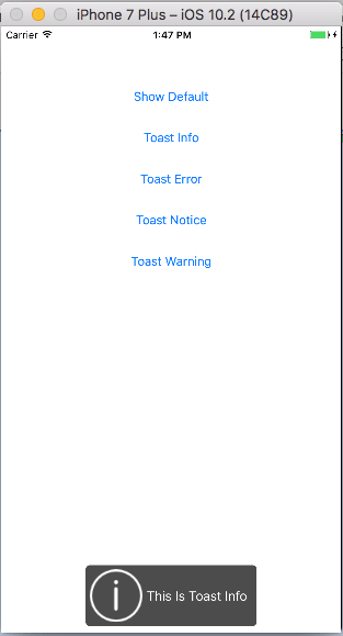 Display A Toast Notification With Types In Xamarin iOS App Display A Toast Notification With Types In Xamarin iOS App