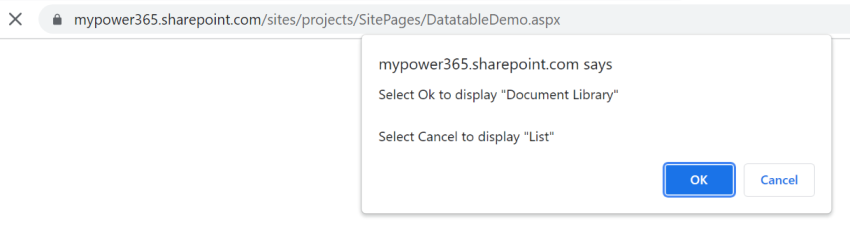 Display SharePoint List Or Library Items Using DataTable JS