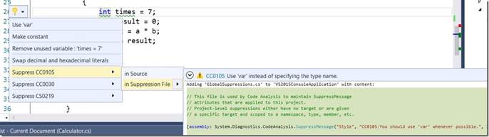 Diving Into Visual Studio 2015: Code Analyzers - Day Two