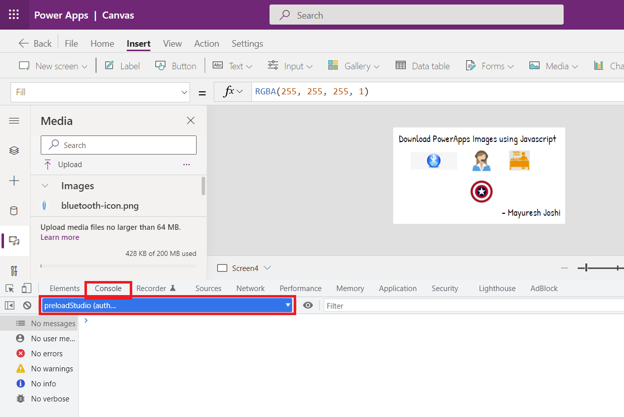 Download All Images From PowerApps To Local Computer Using Script